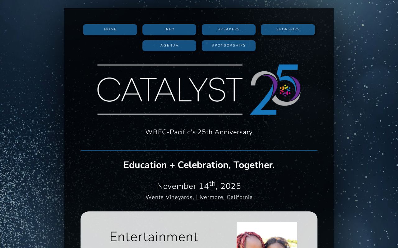 WBEC Pacific's 25th Anniversary Celebration | WBEC Pacific